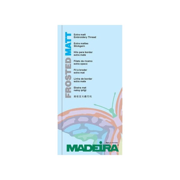 Color Card - Madeira - Frosted Matt | Midwest Textiles & Supplies