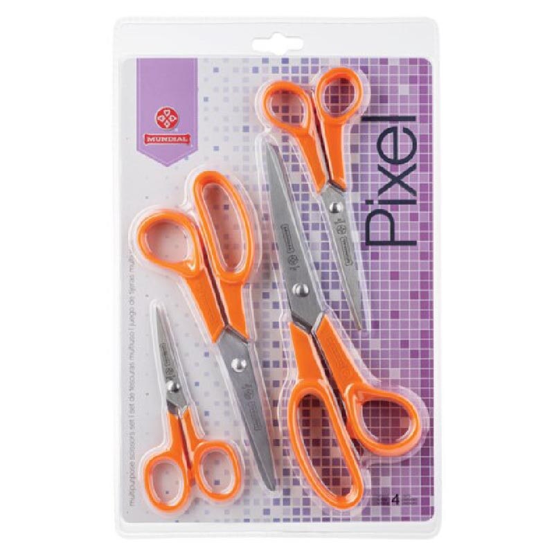 Mundial Pixel 4pc Scissor Set | Midwest Textiles & Supplies