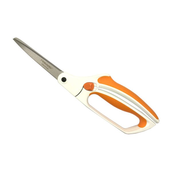 8" Easy Spring Action Bent Scissors | Midwest Textiles & Supplies