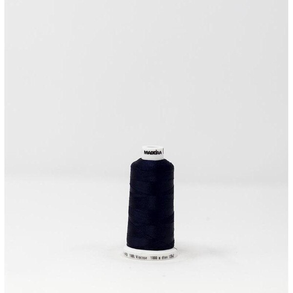 Madeira - Classic/Rayon #40 Thread - 1100yd - 1043 Navy | Midwest ...