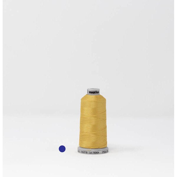 Madeira - Polyneon 60 Thread - 1640yd - 1670 Vegas Gold | Midwest ...